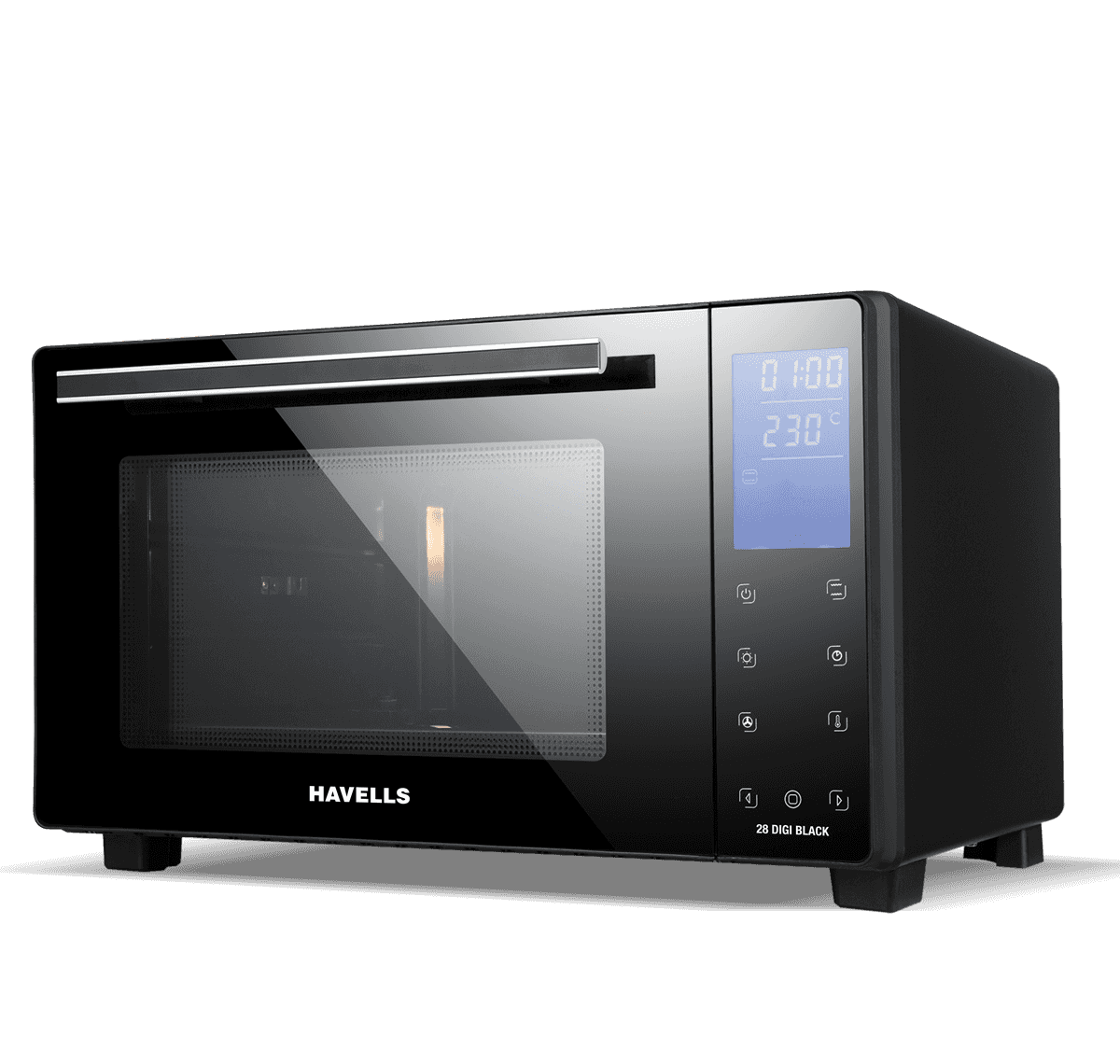 HAVELLS OVEN TOASTER GRILL DIGI BLACK 1500W